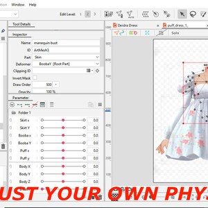 Vtuber Asset - Rigged Vtuber Outfit| Live2d Rig| Clothing Asset| Vtuber ...
