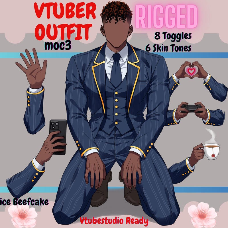 Vtuber Office Outfit - Etsy