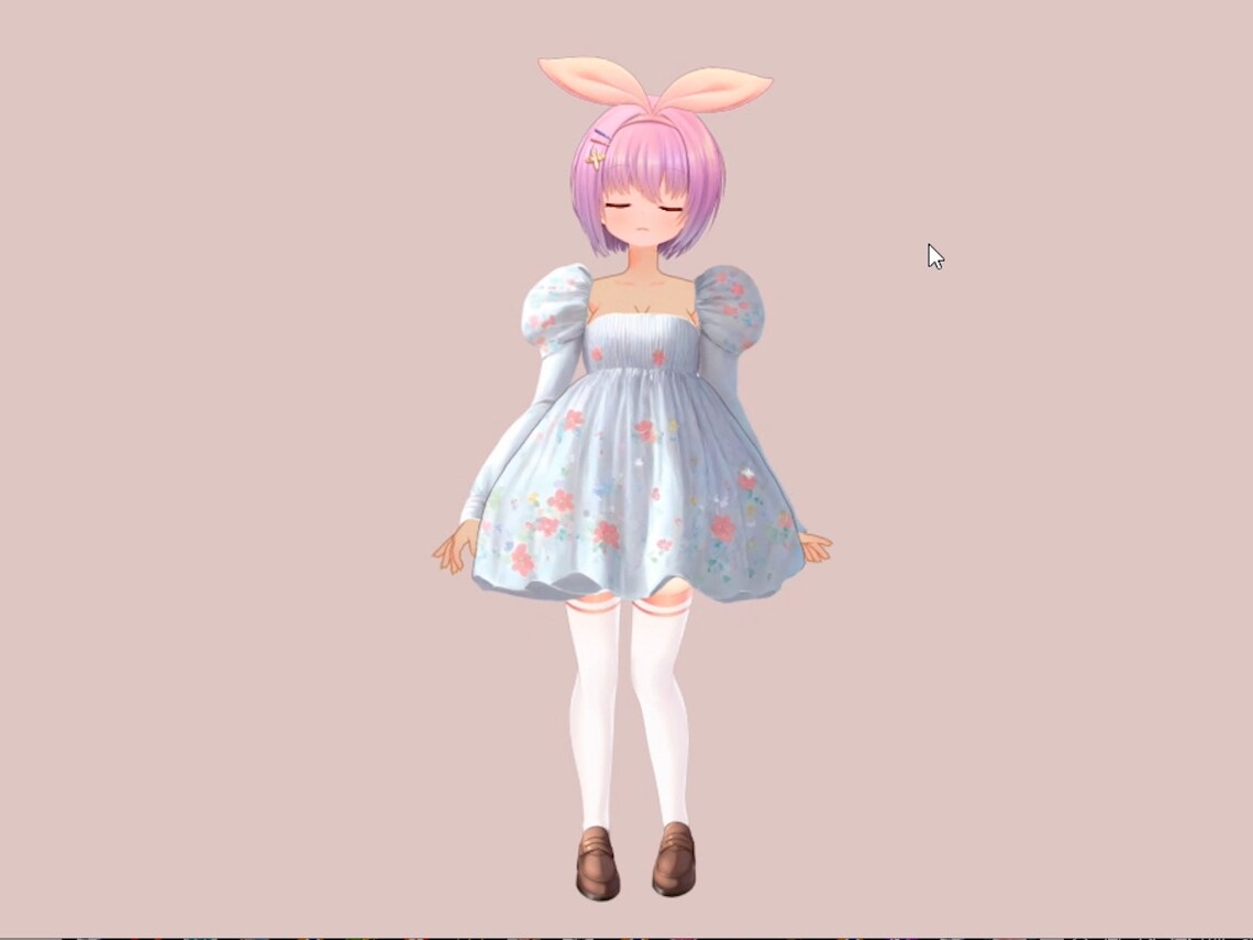 Vtuber Asset Rigged Vtuber Outfit Live2d Rig Clothing Asset Vtuber Clothing Vtuber Dress ...