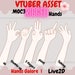 Rigged Vtuber Hands Asset: Animated Twitch Accessory (VTS). - Etsy