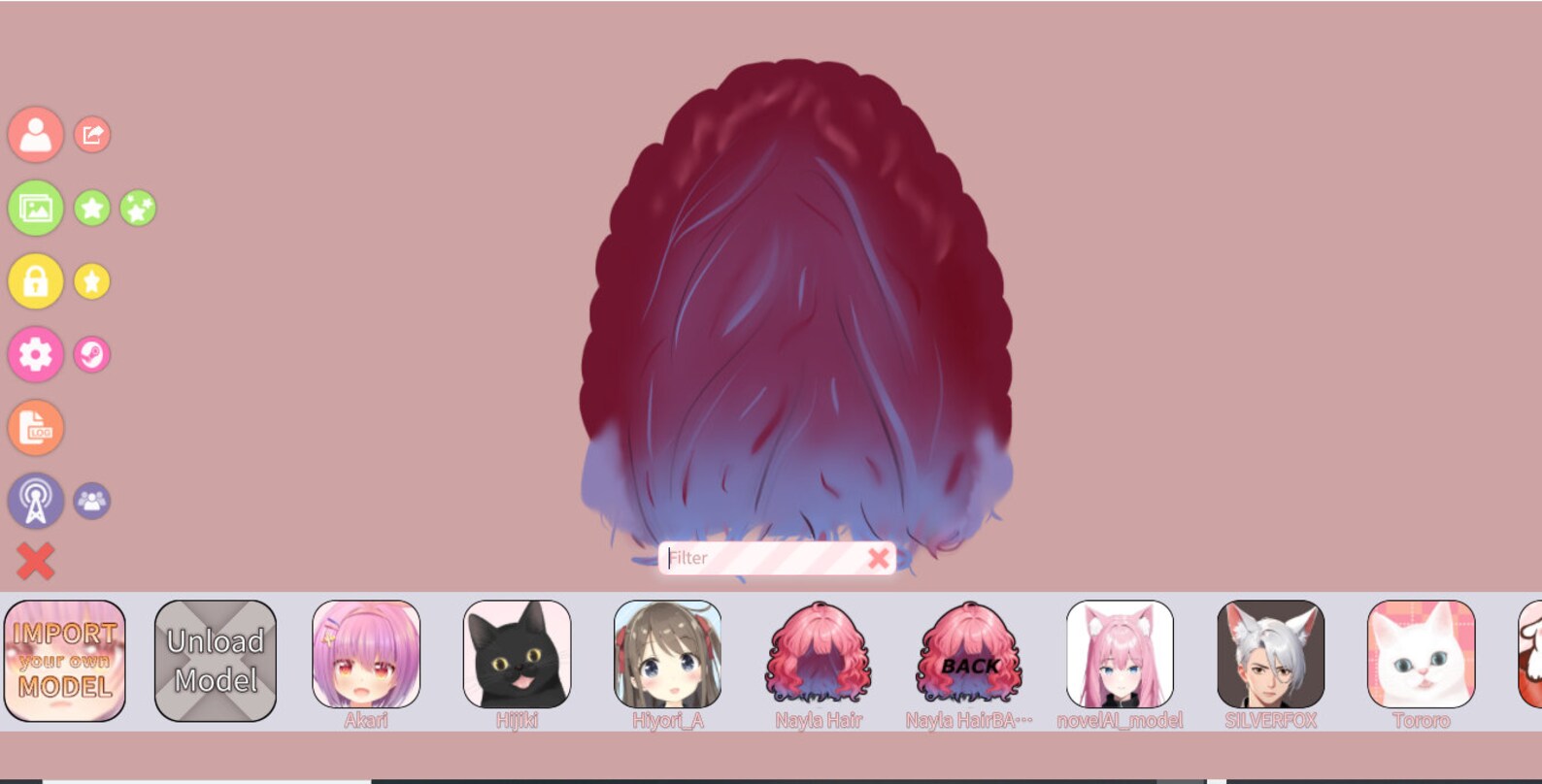 Rigged Vtuber Hair Asset: Live2d, Moc3 Files (PSD, PNG Included). - Etsy
