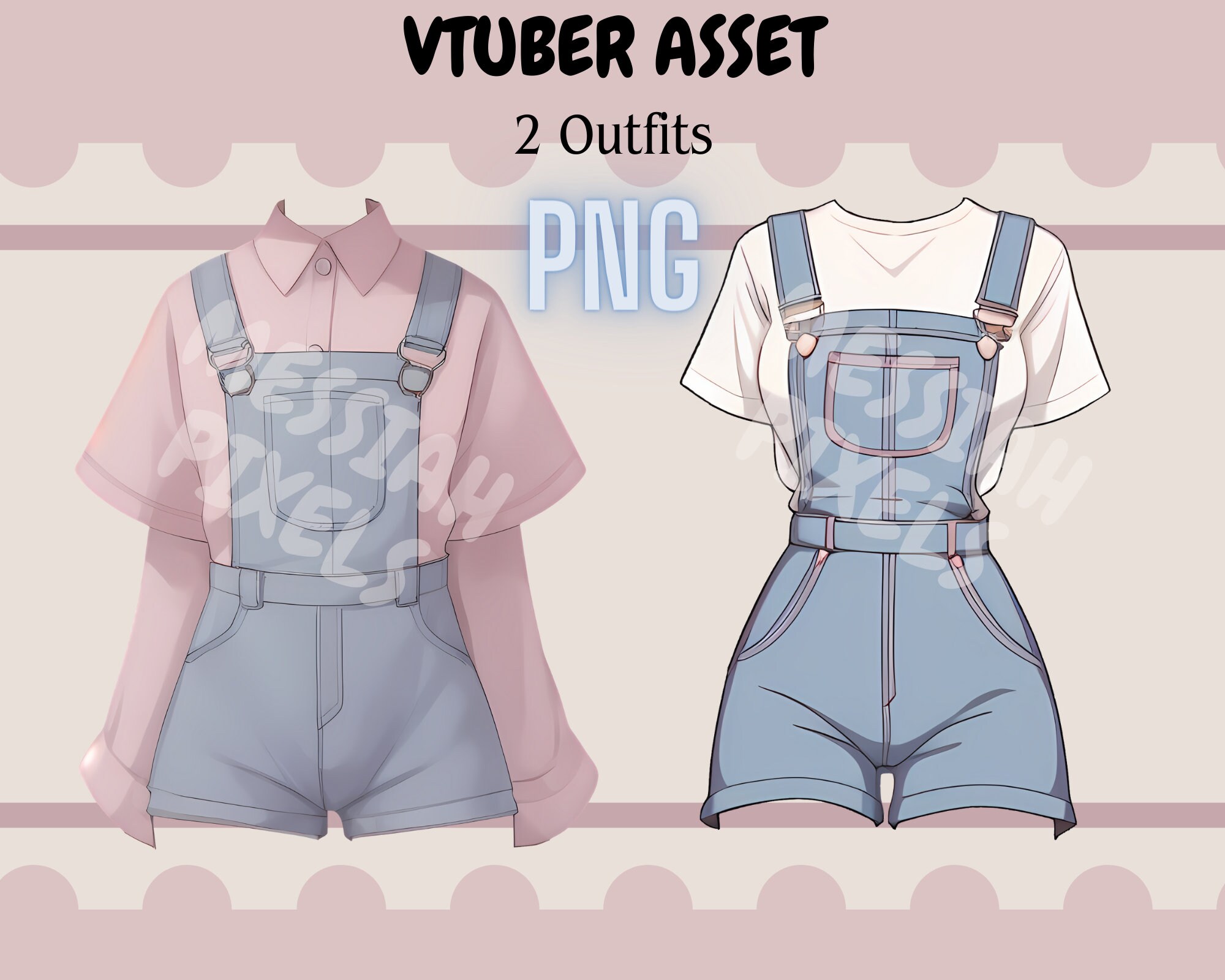 Vtuber Asset 2 Vtuber Outfit Clothing Asset Vtuber Clothing Transparent ...