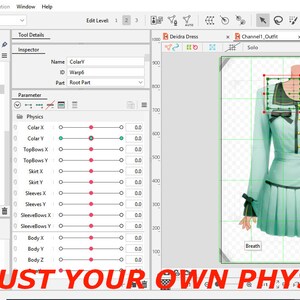 Channel1 -rigged Vtuber Asset - Outfit| Live2d Rig| Clothing Asset| Vtuber Clothing | Vtuber ...
