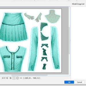 Channel1 -rigged Vtuber Asset - Outfit| Live2d Rig| Clothing Asset ...