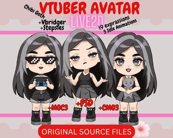 Underworld Sprite Fully-rigged Premade Vtuber Model - Etsy