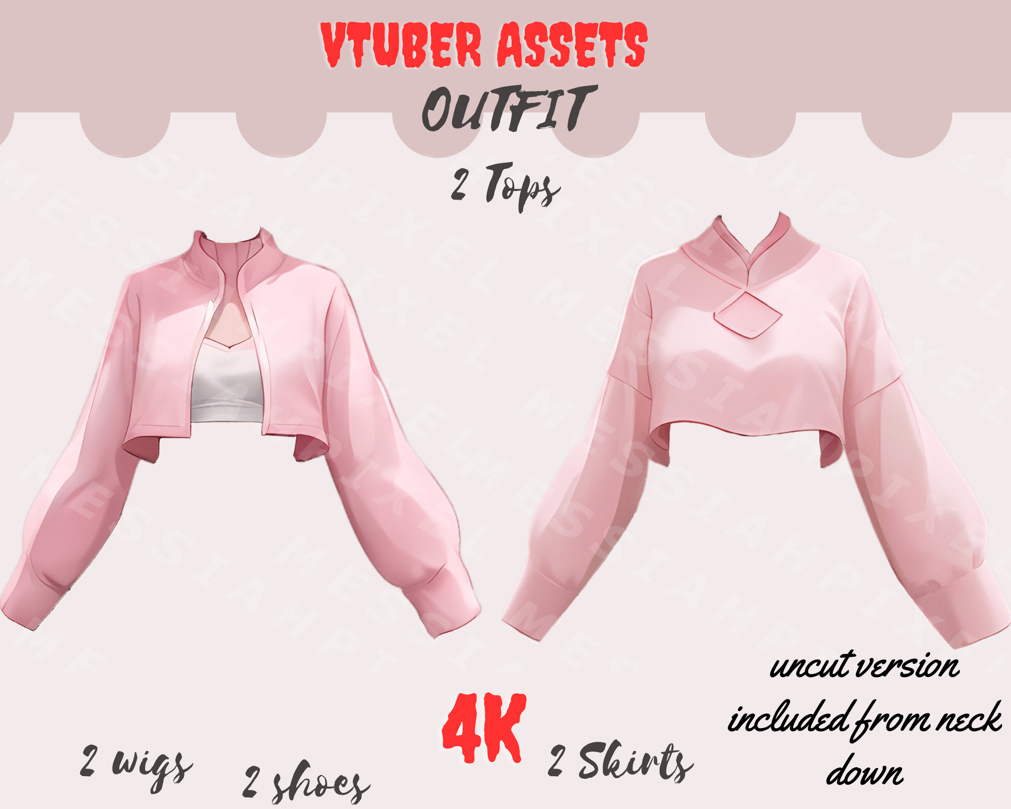Vtuber Asset 2 Vtuber Outfit Clothing Asset Vtuber Clothing Transparent ...