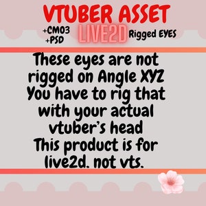 Live2d Eyes - Rigged Vtuber Eyes | Live2d Asset| Psd, Cmo3, Live2d ...