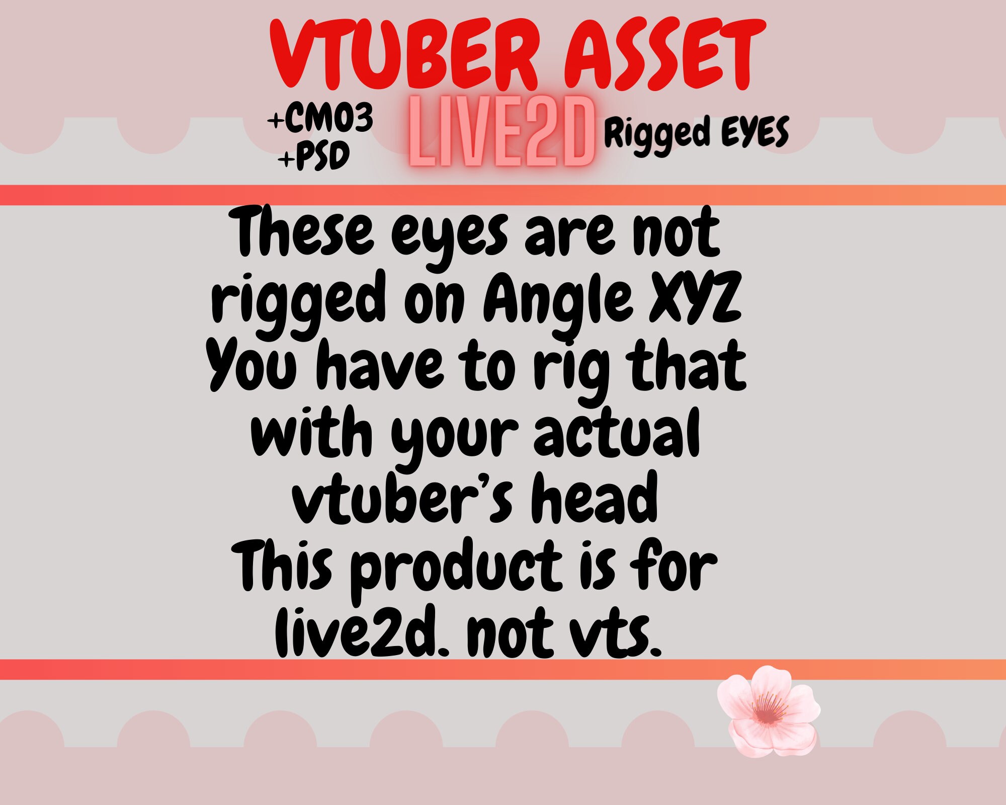 Live2d Eyes - Rigged Vtuber Eyes | Live2d Asset| Psd, Cmo3, Live2d ...