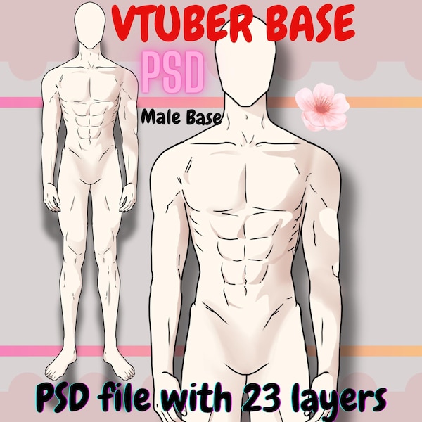 Vtuber Model Base Template - Etsy