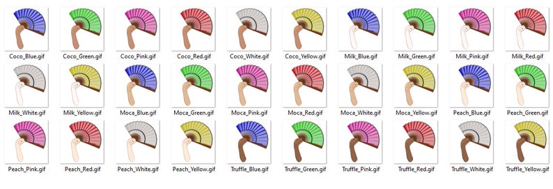 Animated Vtuber Hands Asset: Waving Fan, Twitch Redeem (GIF, PNG). - Etsy