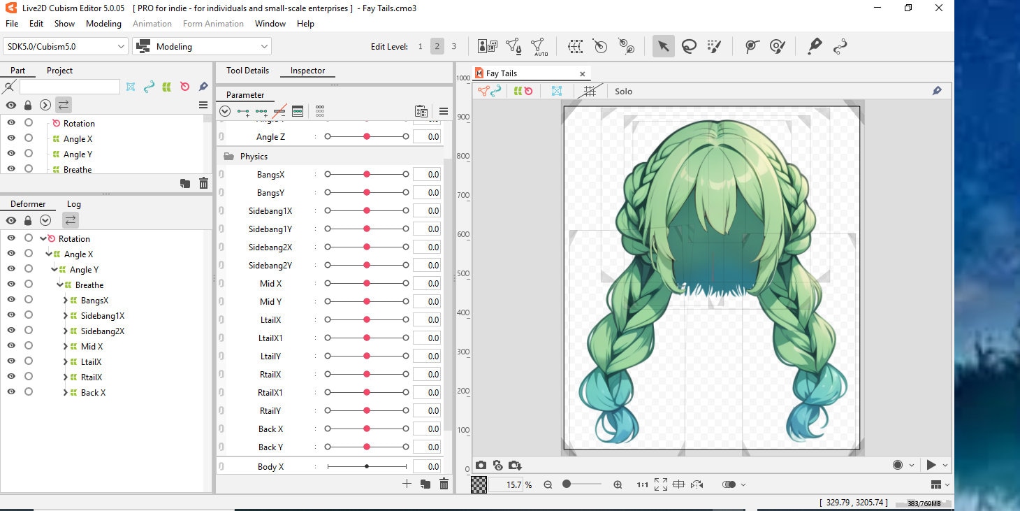 Rigged Vtuber Braids: Live2d Hair Asset (PSD, Moc3, Cmo3 Files) . - Etsy