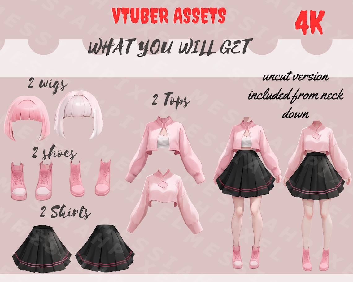 Vtuber Asset 2 Vtuber Outfit Clothing Asset Vtuber Clothing Transparent ...
