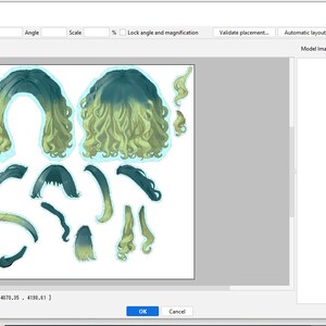 Kawaii Vtuber Asset - Rigged Vtuber Hair| Live2d Asset| Transparent ...