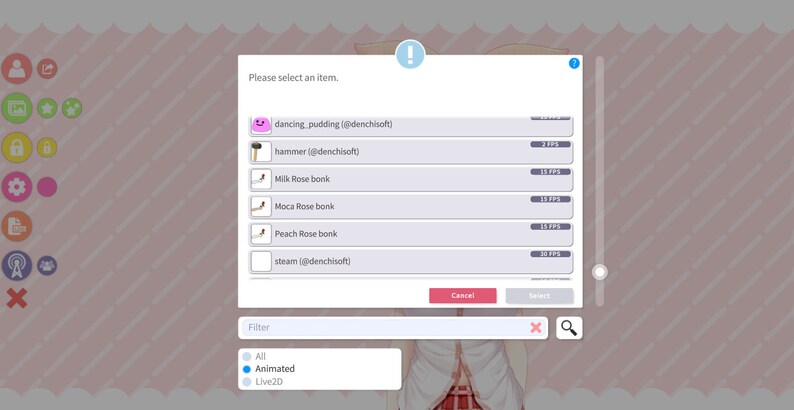 Activo de Vtuber de Rose Bonk animado: Twitch Redeem Hand (GIF). - Etsy ...
