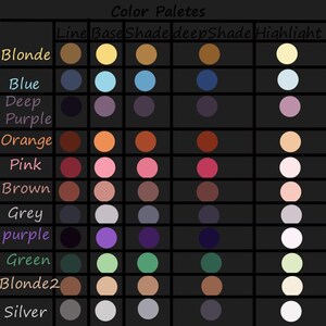 Rigged Vtuber Hair Bow Extensions: 12 Colors (live2d Asset, PNG File ...