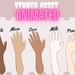 Animated Waving Hands Vtuber Asset (PNG/GIF). - Etsy