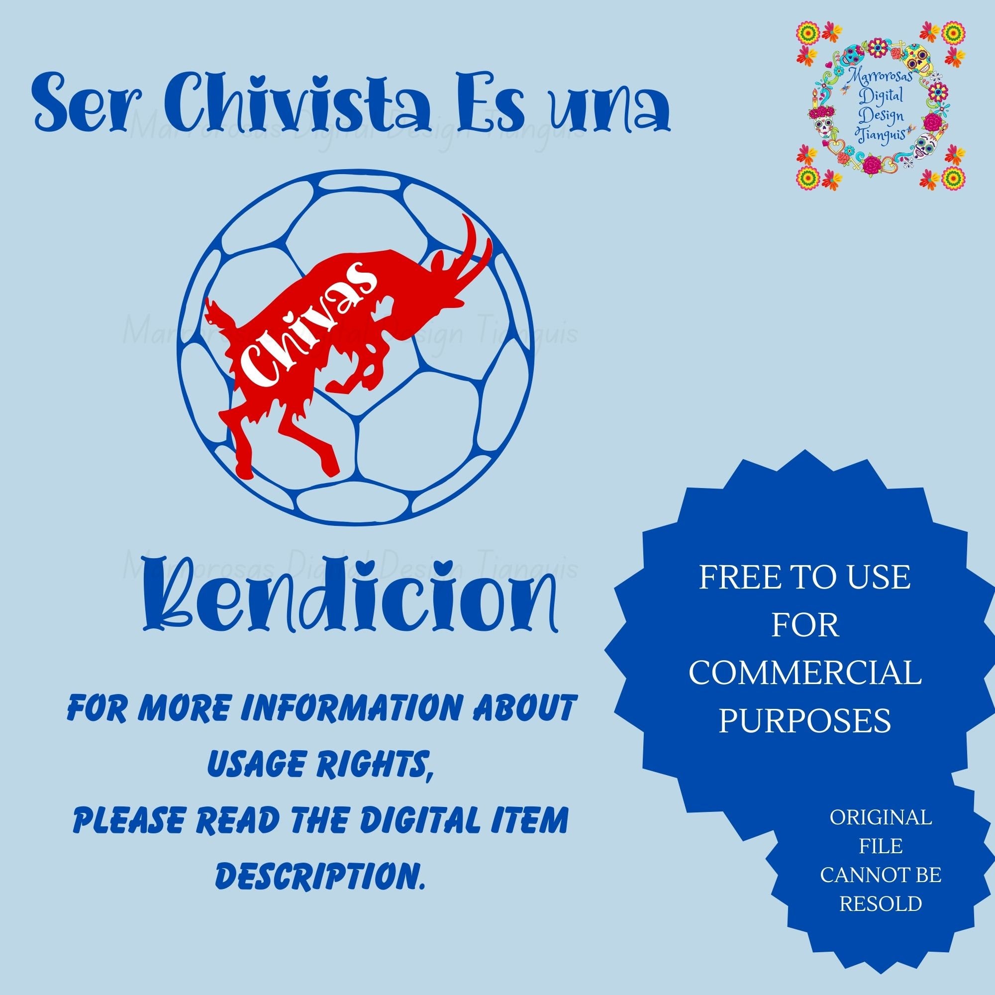 Ser Chivista Es Una Bendicion Svg, Png, Jpg, Soccer Design, Digital ...