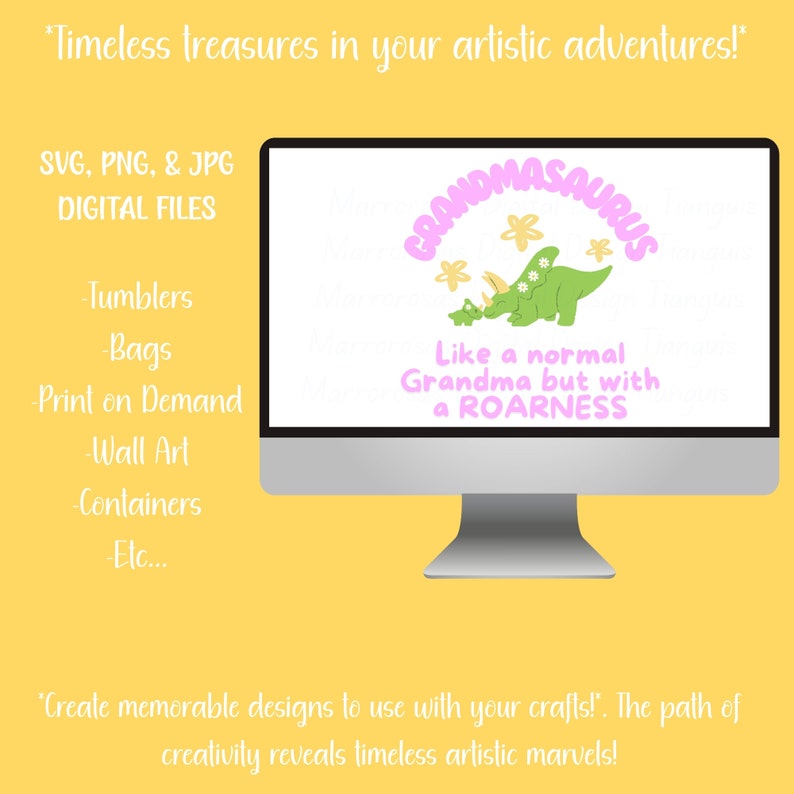 Grandmasaurus, Grandma Svg, Dinosaur Png, Roar, Like a Regular Grandma ...