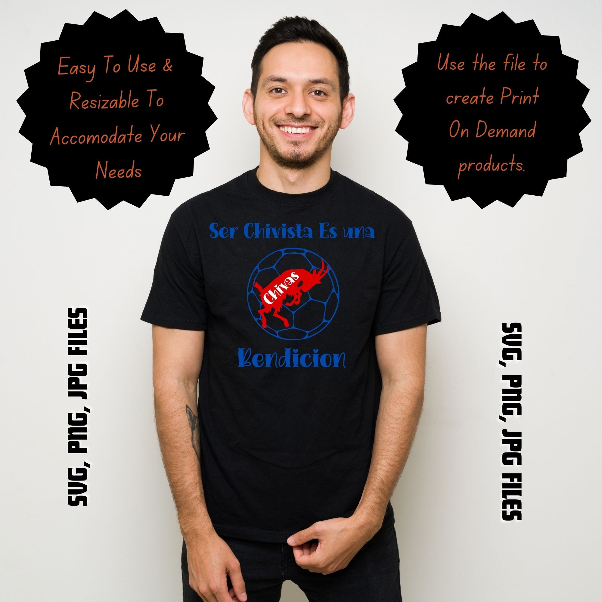 Ser Chivista Es Una Bendicion Svg, Png, Jpg, Soccer Design, Digital ...