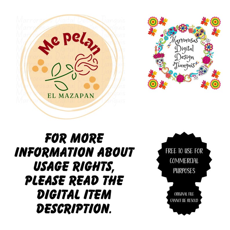 Me Pelan El Mazapan L Mazapan L Flowers L Svg Png Jpeg L Mexican L ...