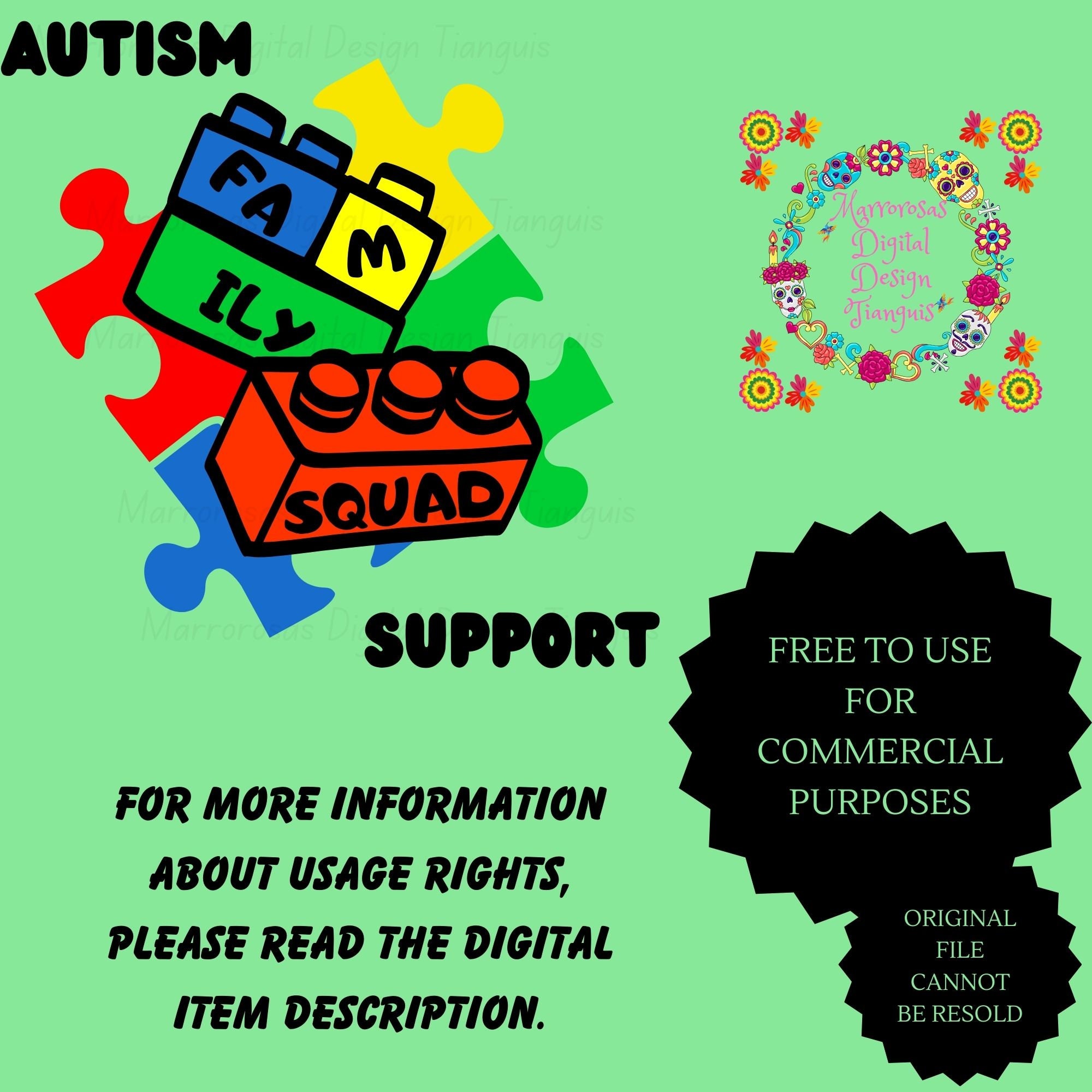 Autism Support Family Squad Png Svg,autism Svg,kid Gift,for Her/him ...