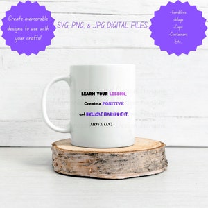 Learn Your Lesson Svg, Learn Your Lesson Svg, Positive Season, Create a ...