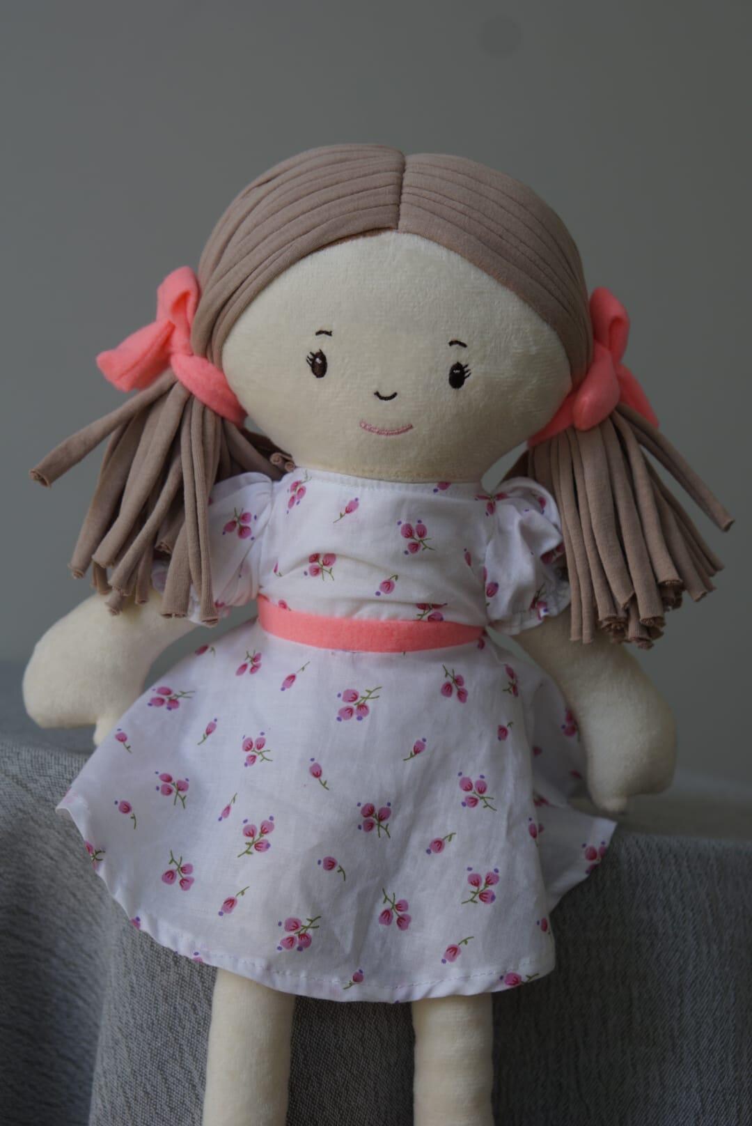 Handmade Cuddly Rag Dolls Pink Red Violet - Etsy