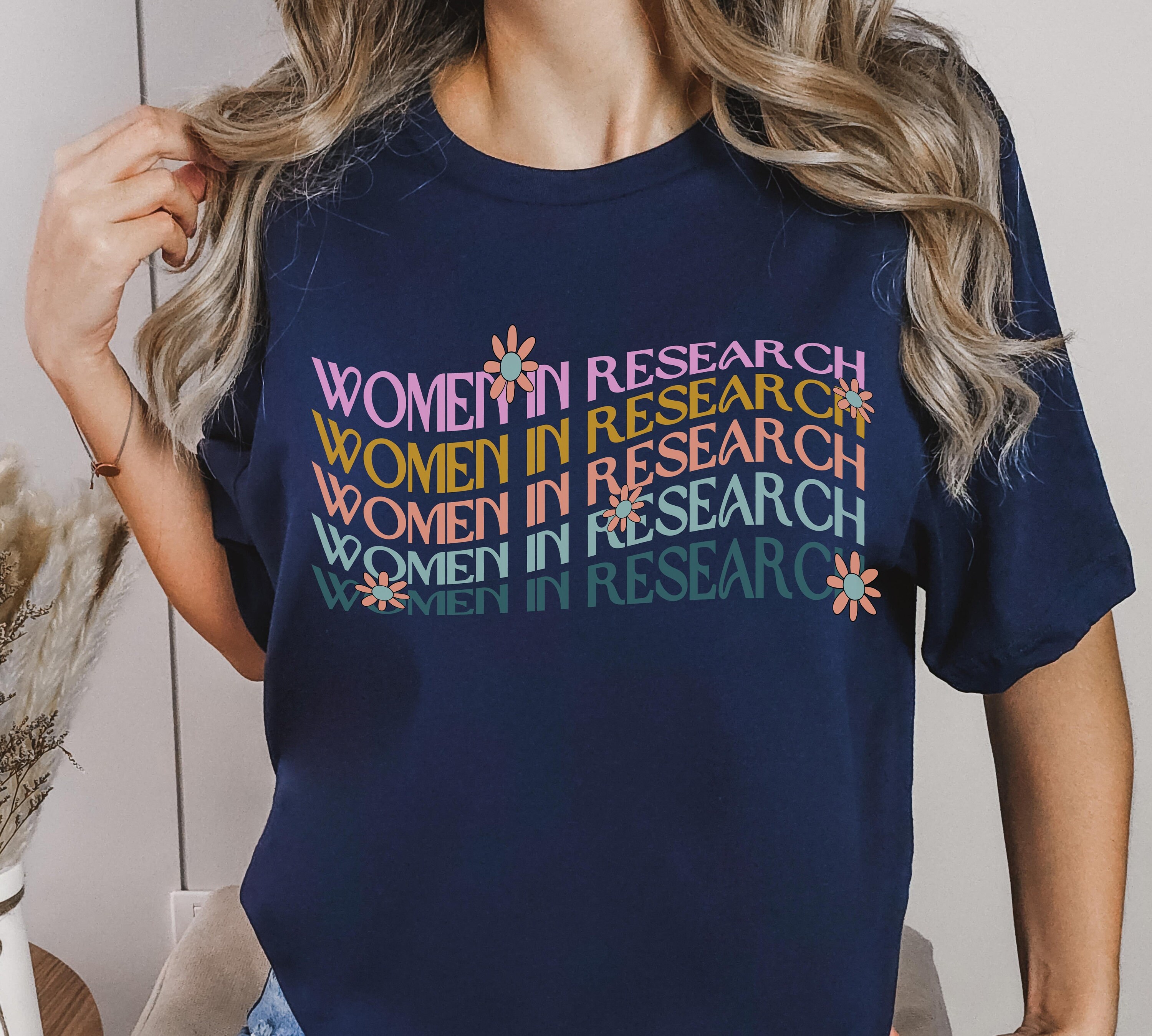 Women in Research T-shirt Research Nurse Tee Female Scientist - Etsy