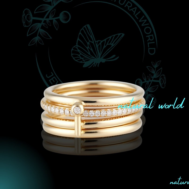 Connected Ring - Etsy