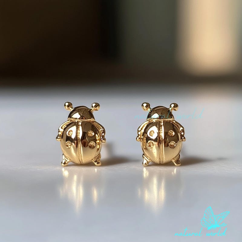 Tiny Bug Earrings - Etsy