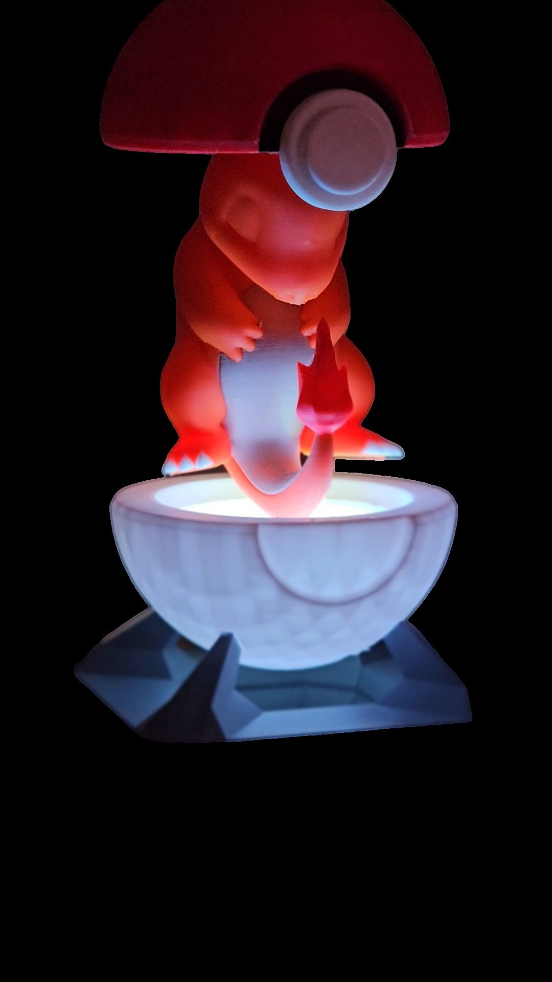 Charmander Pokemon in Pokeball RGB LED Nightlamp - Etsy