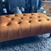 Burnt Orange Velvet Footstool 80x50x35 High,hand Made to Order,other ...