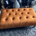 Burnt Orange Velvet Footstool 80x50x35 High,hand Made to Order,other ...