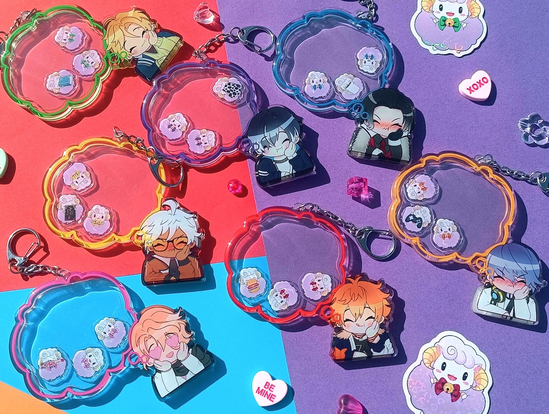 Shaker Charm - Obey Me Brothers - MC Sheep Chan - Fanmade - Etsy