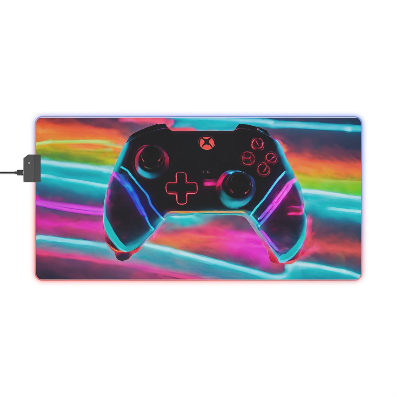 LED Gaming Mouse Pad Controller Neon PC Laptop - Etsy