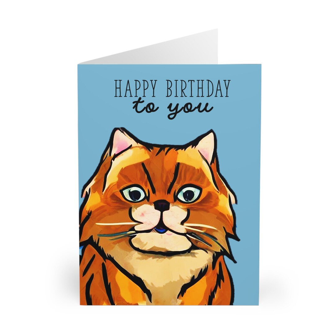 Norwegian Forest Cat C 5-pack Cards Blank Inside - Etsy