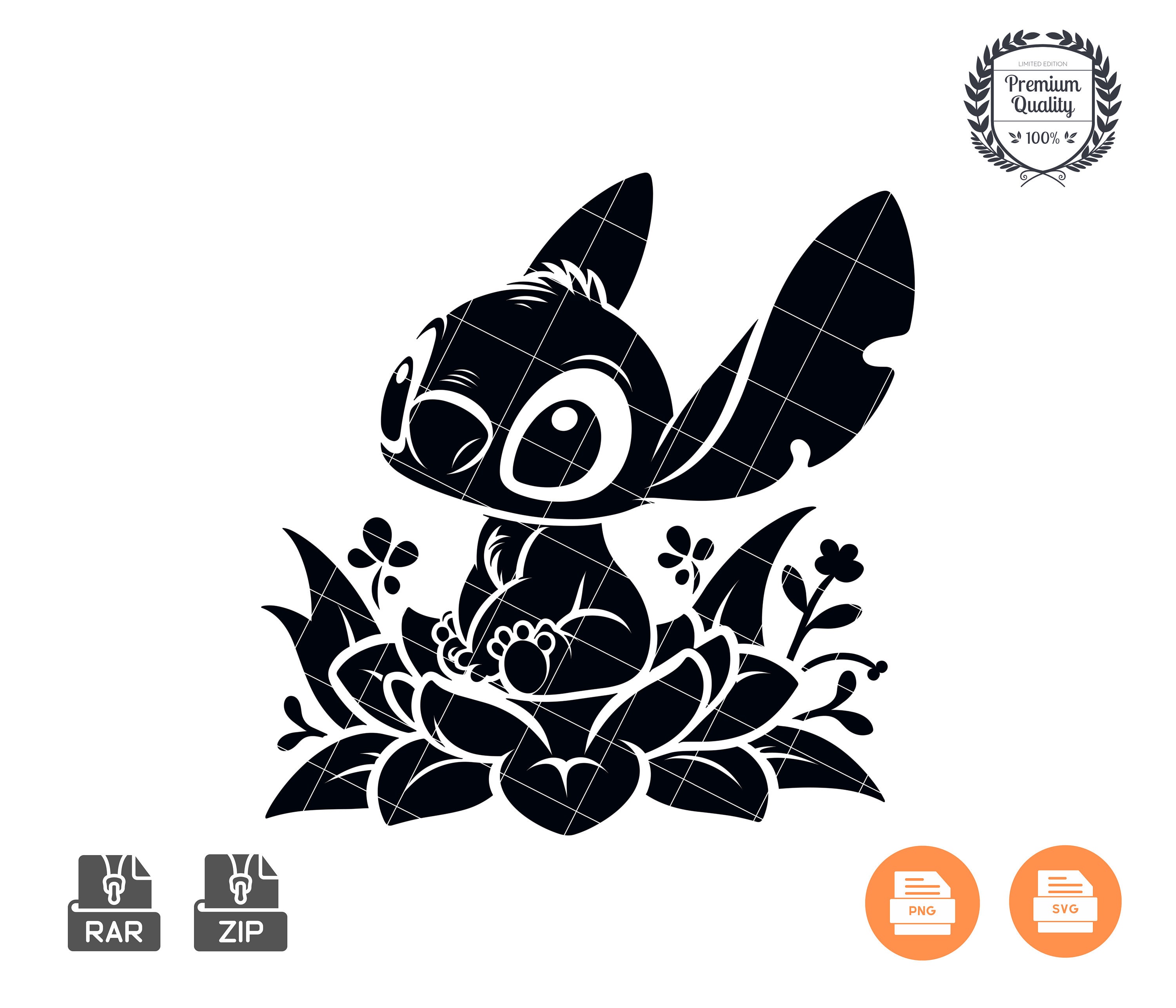Stitch Svg | Lilo and Stitch Svg | Angel Svg | Silhouette Svg | Tumbler ...