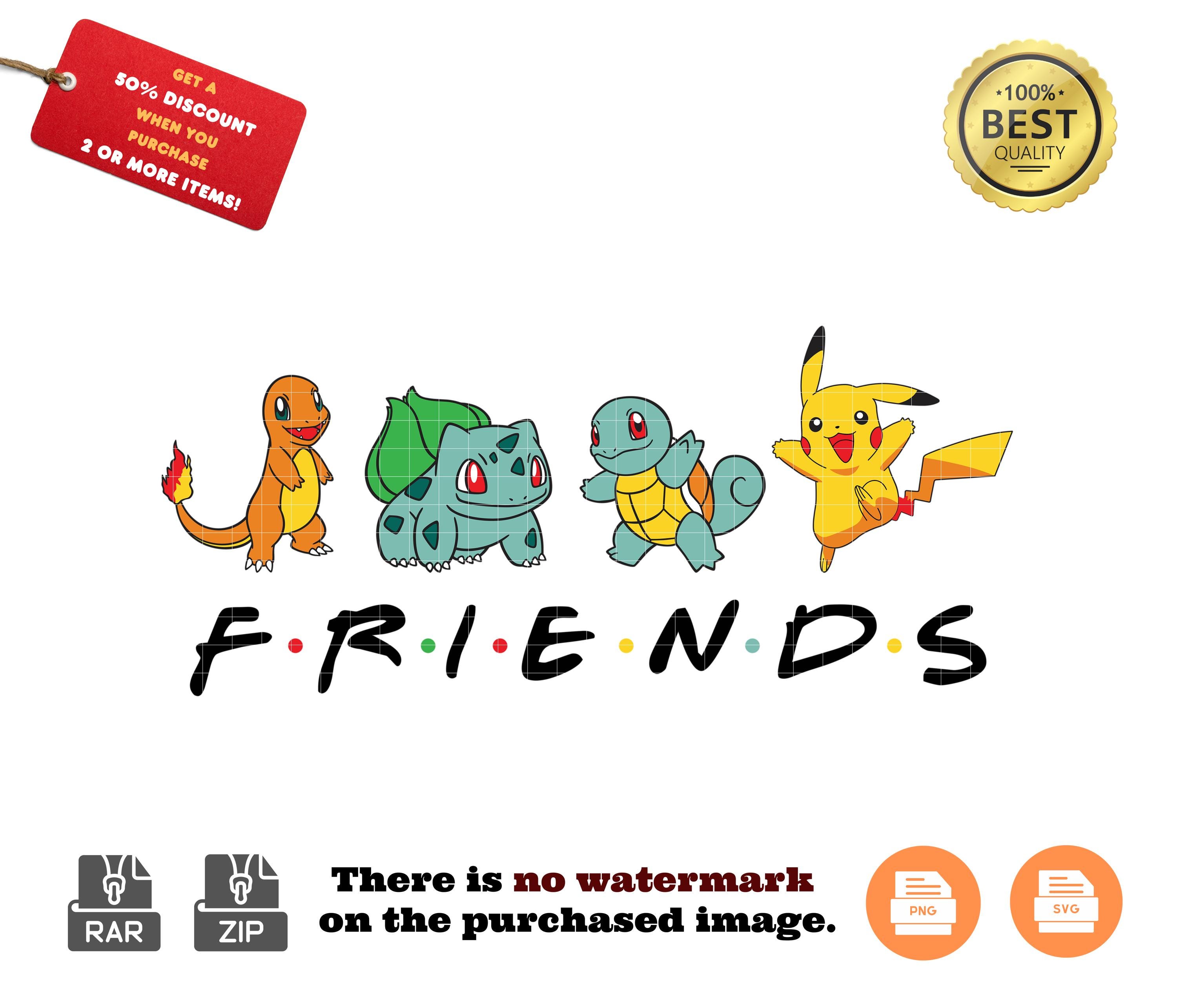 Pokemon Friends Svg Friends Png Pikachu Svg Transparent Background ...