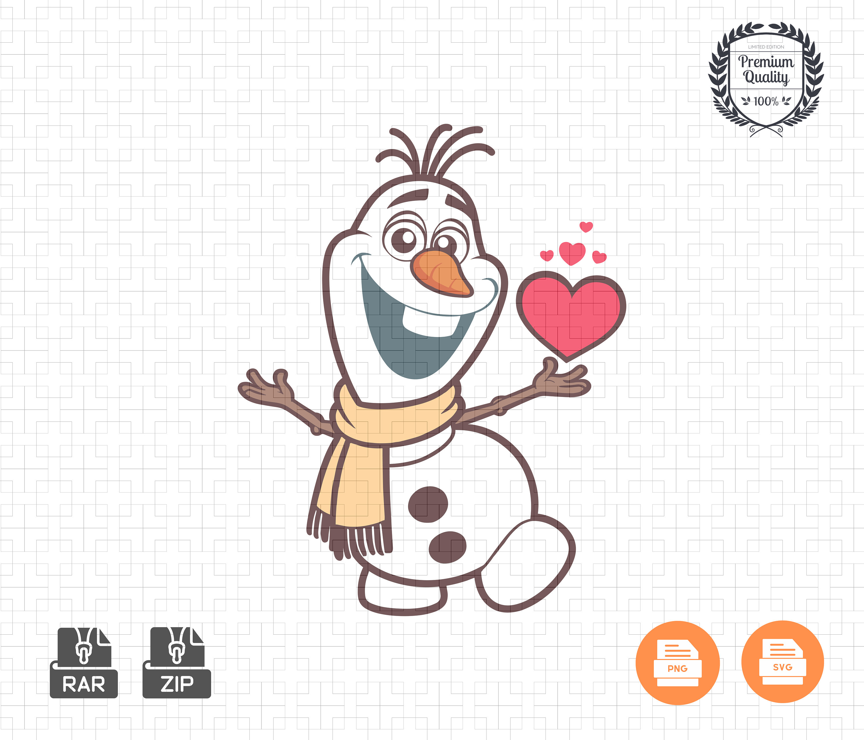 Frozen Olaf Svg for Crafts and Projects - Digital Image | Olaf Svg ...