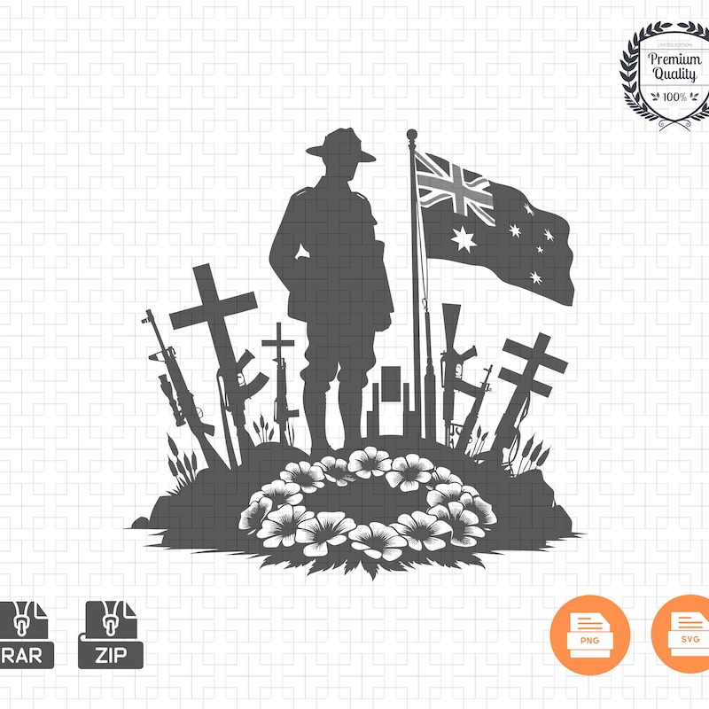 Anzac Day Clipart - Etsy Australia