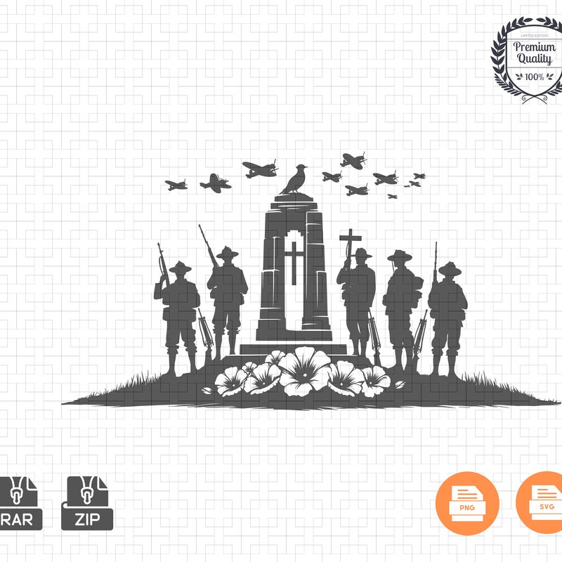 Remembrance Silhouette - Etsy UK