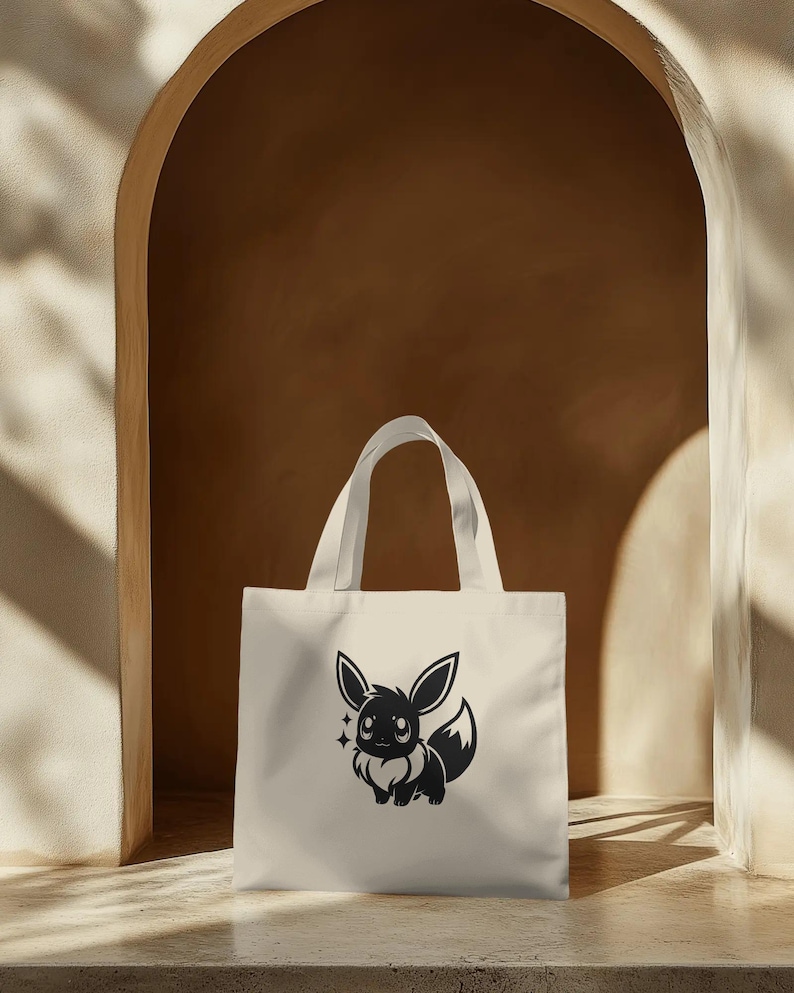 Eevee Pokemon SVG and PNG | Silhouette, Tumbler (digital Download ...