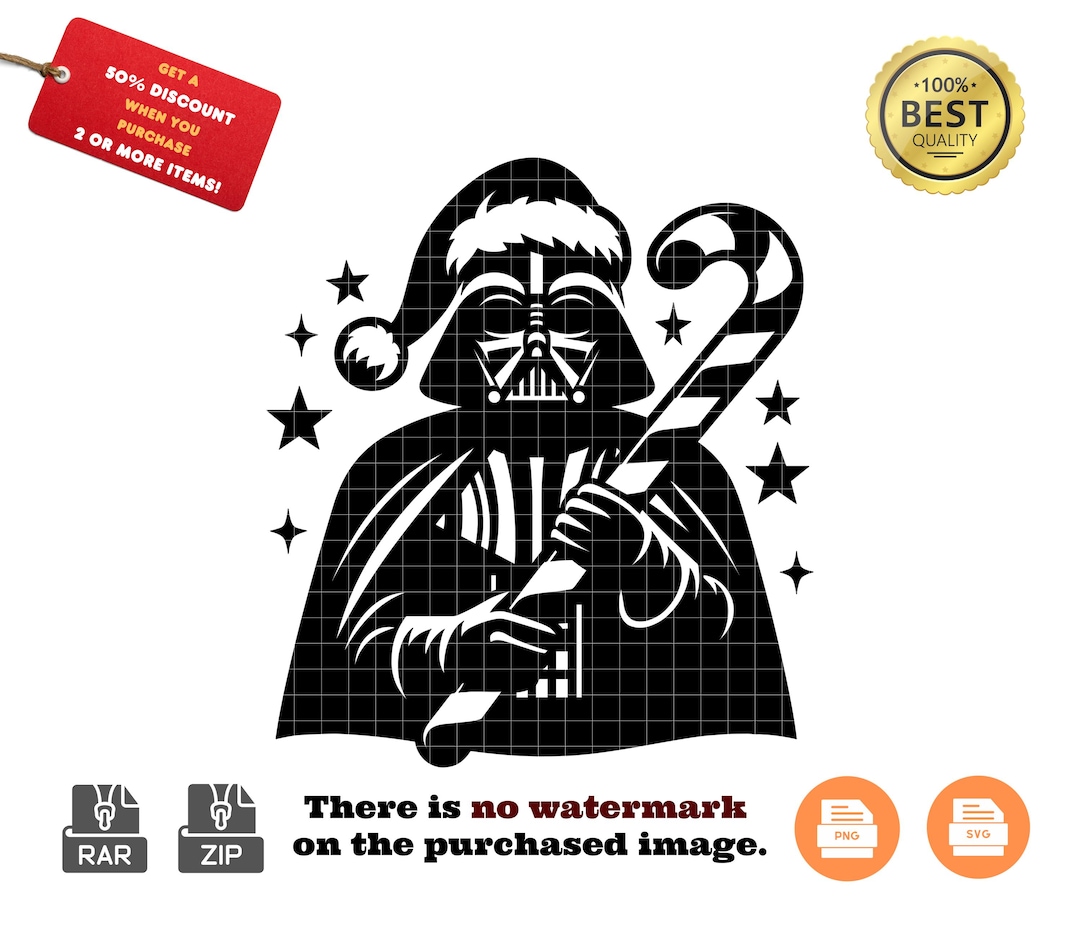Darth Vader Christmas SVG & PNG: Star Wars Shirt Design (digital ...