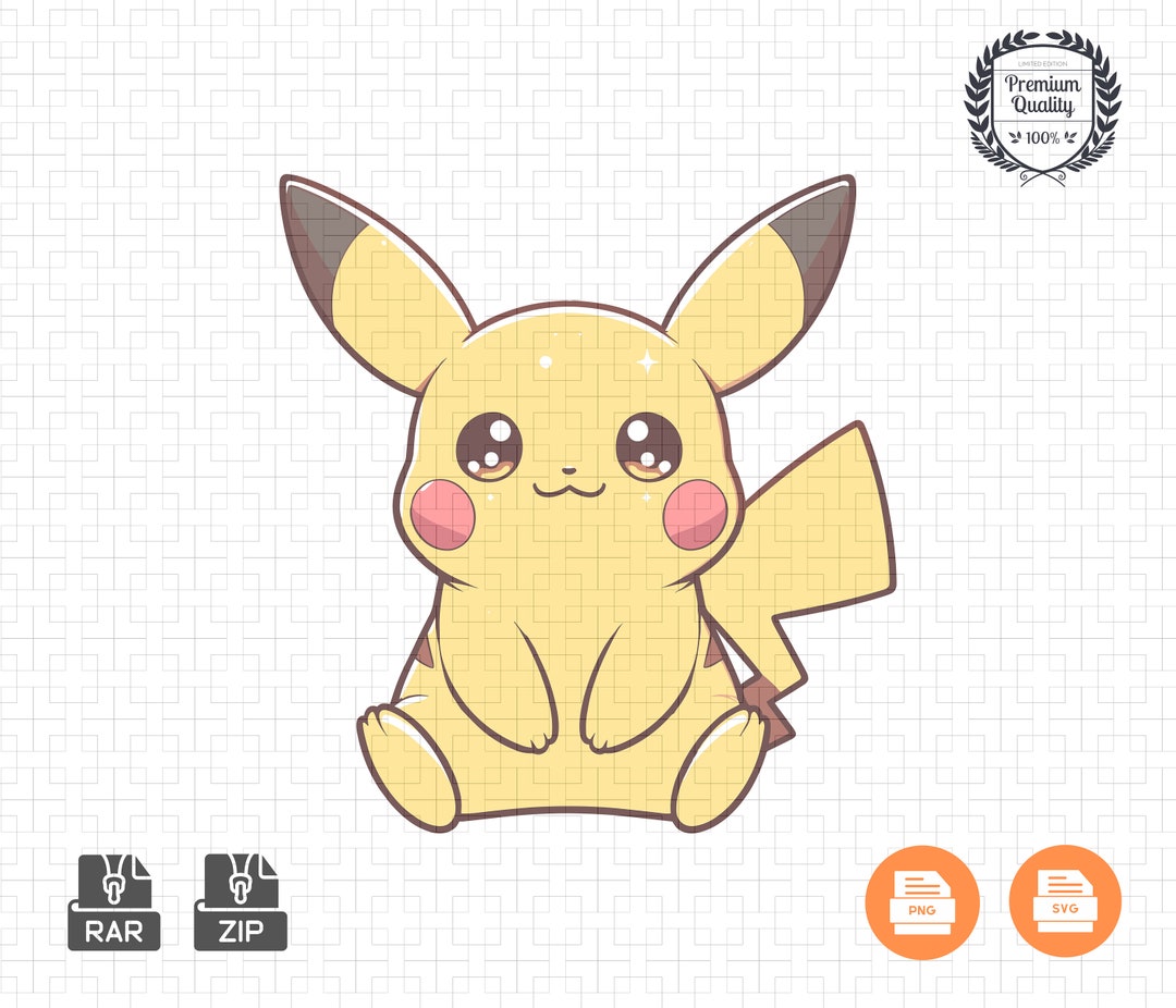Cute Pokemon PNG, Pokemon Clipart, Transparent Background, Pikachu ...