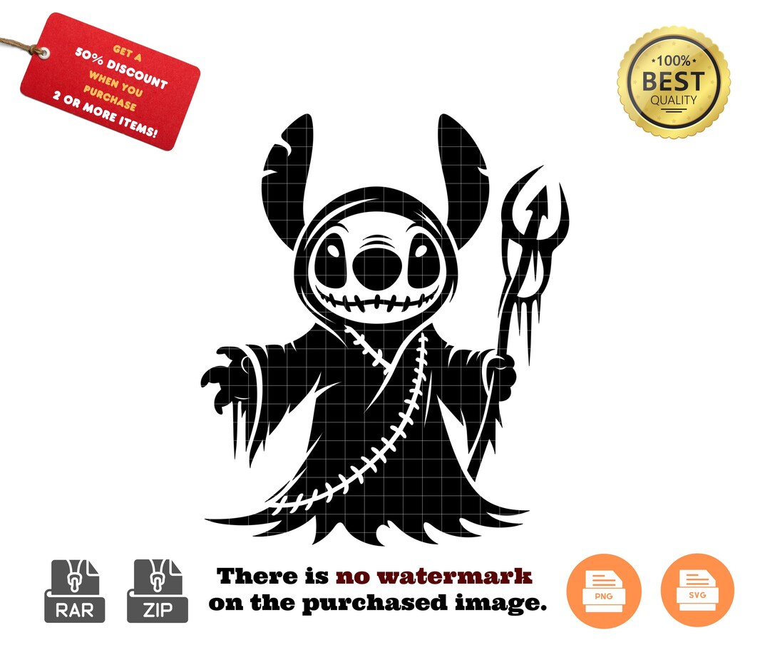 Stitch Svg | Horror Stitch Png | Trick or Treat | Disney Stitch ...