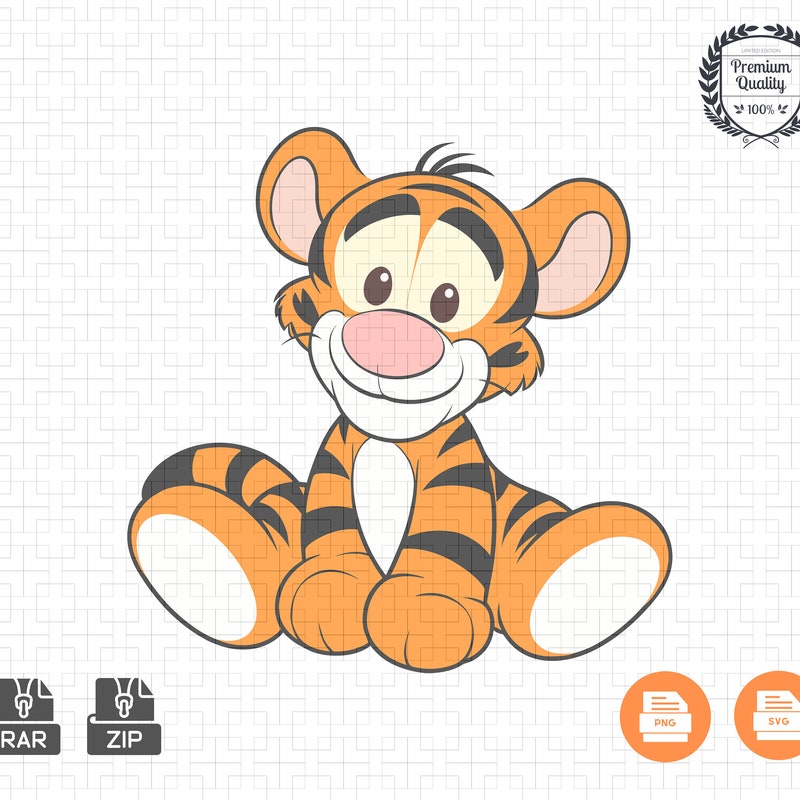 Tigger Svg - Etsy