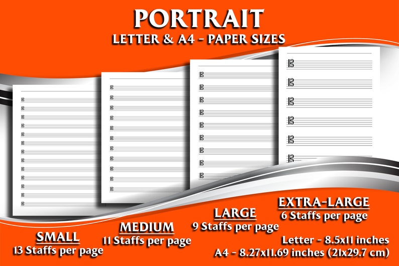 Printable Blank Tenor Clef Sheet Music, Tenor Clef Staff Paper ...