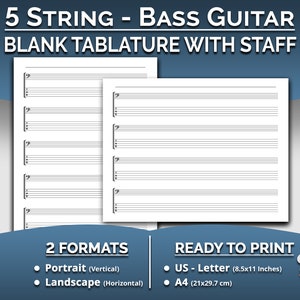 Printable Blank Tenor Clef Sheet Music, Tenor Clef Staff Paper ...