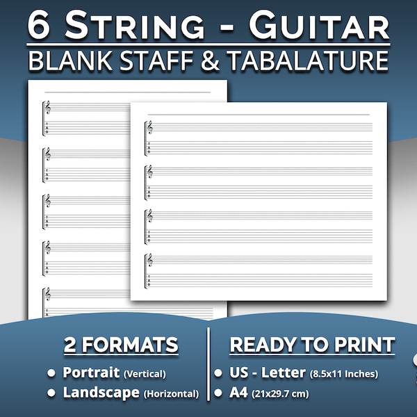 Guitar Tab - Etsy