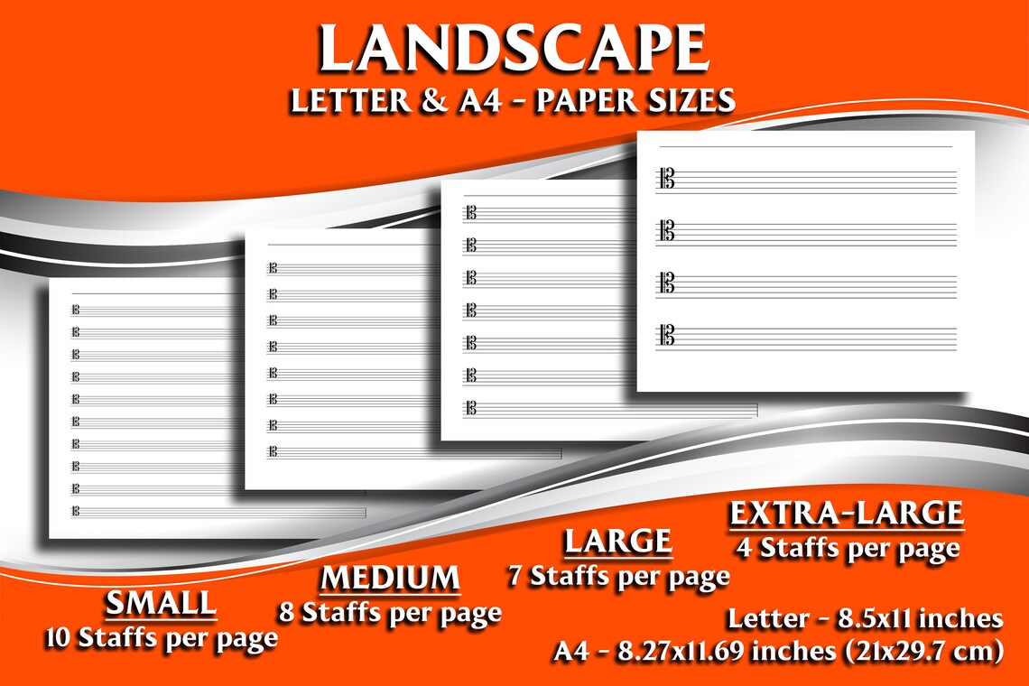 Printable Blank Tenor Clef Sheet Music, Tenor Clef Staff Paper ...